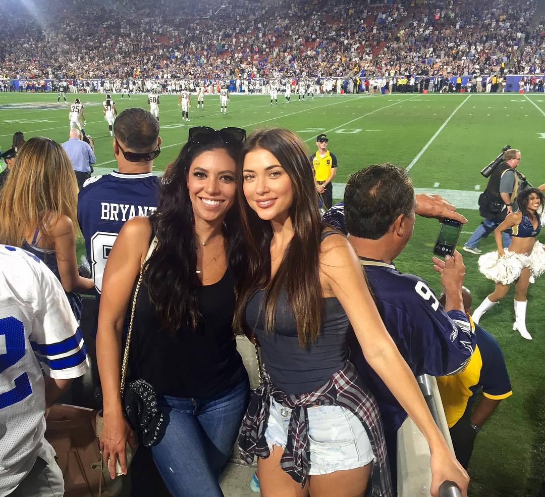 Candid pic of Arianny Celeste at the Cowboys vs. Rams game | Scrolller