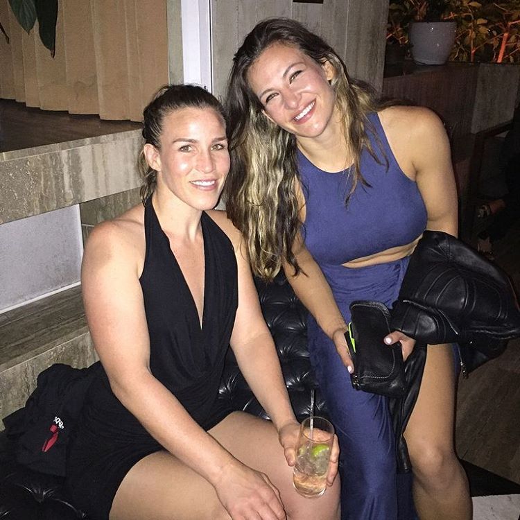 Candid pic of Leslie Smith and Miesha Tate in Sydney, Australia | Scrolller