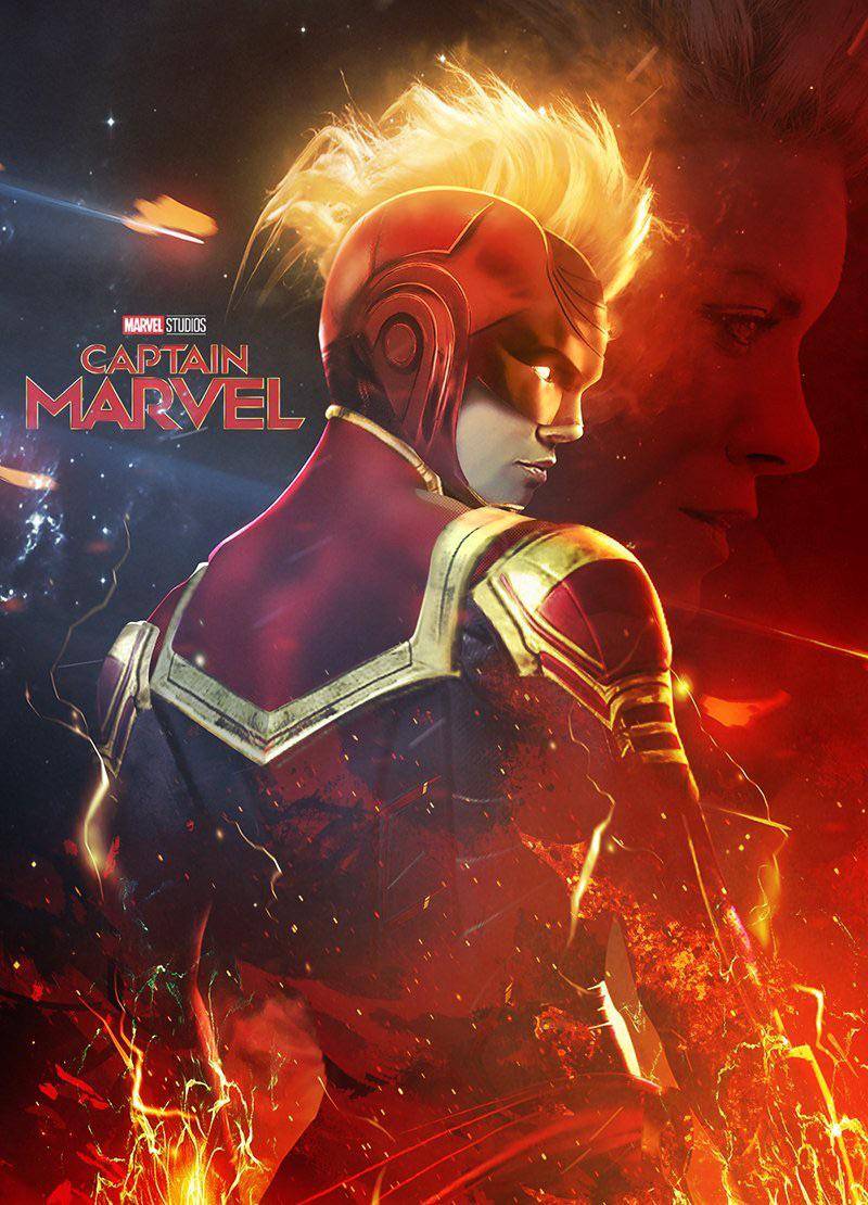 Captain Marvel by @bosslogic. Looks badass! | Scrolller