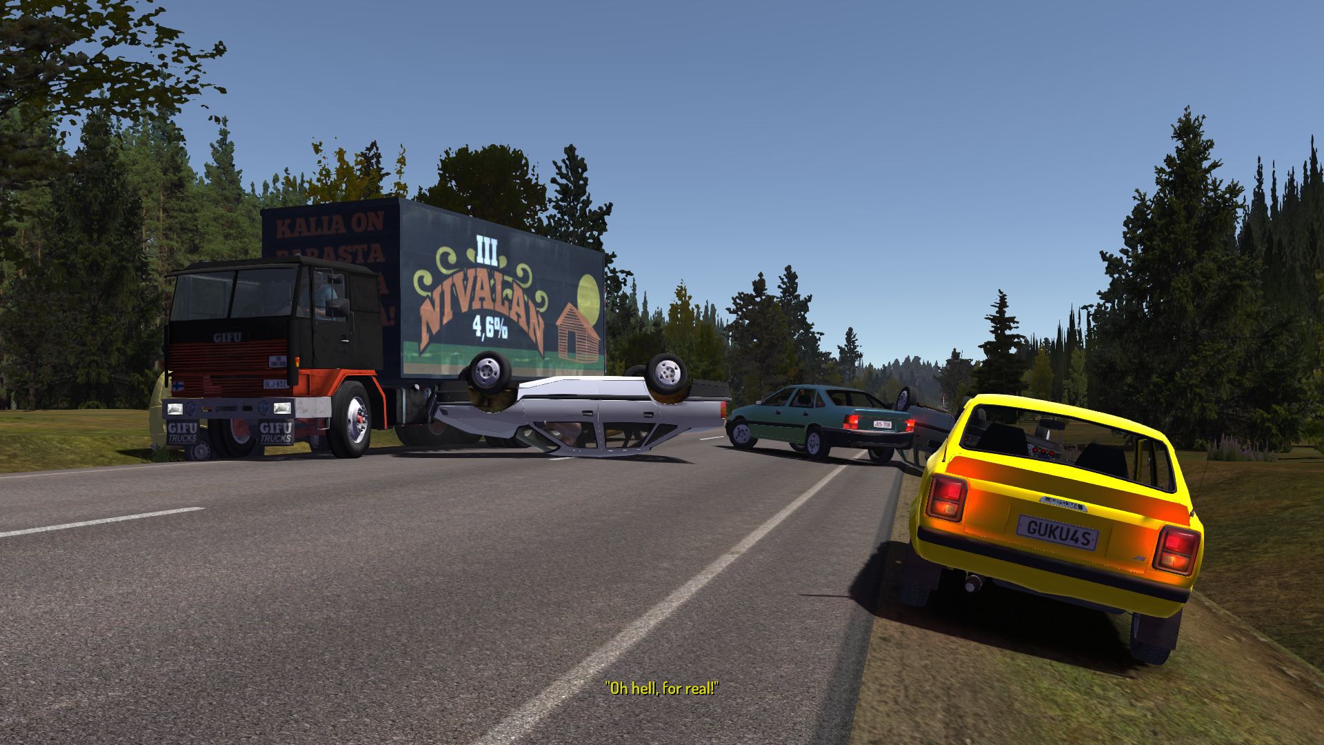 Car Accident, caused by a tailgating Svoboda. 😬 | Scrolller