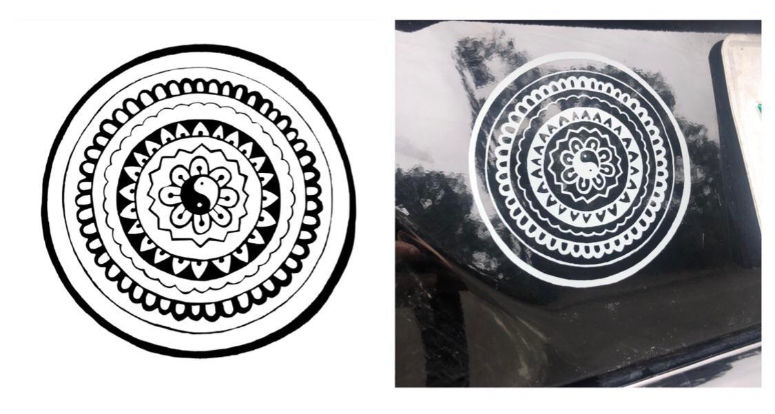 Car Decal I made last night! | Scrolller