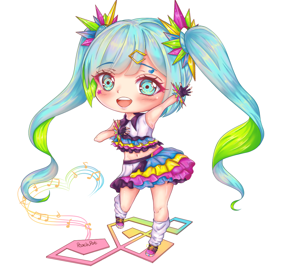 Catch the Wave Chibi | Scrolller