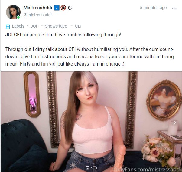 CEI for people who have trouble following through! via JOI | Scrolller