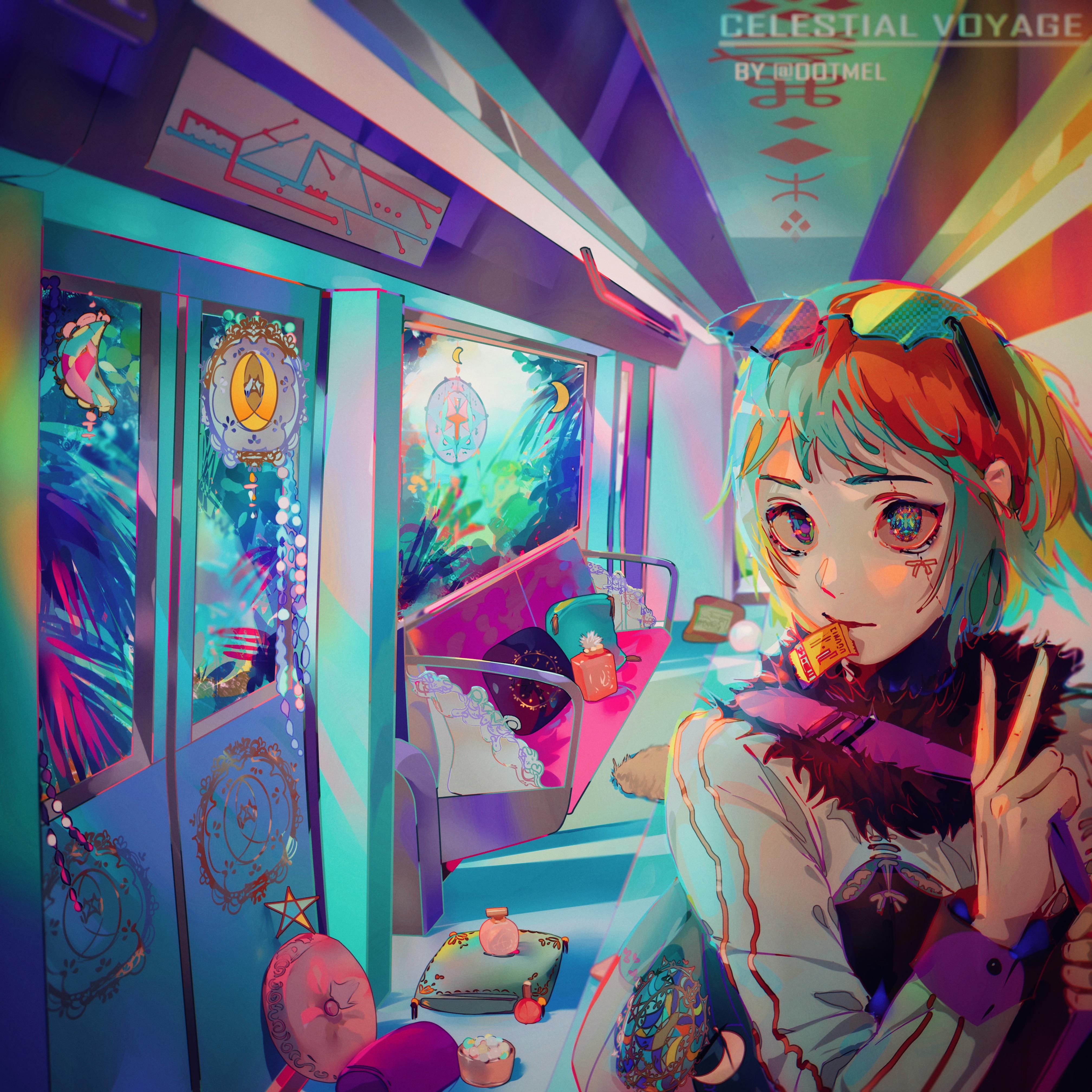 Celestial Express, me, digital, 2021 | Scrolller