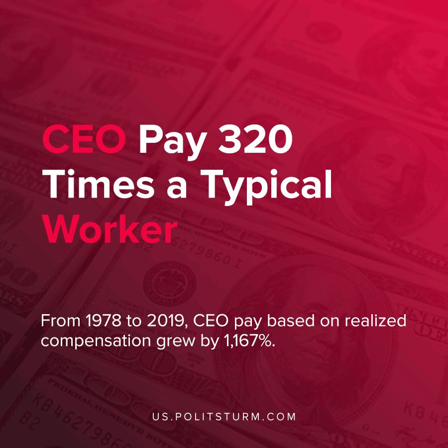CEO Pay 320 Times a Typical Worker | Scrolller
