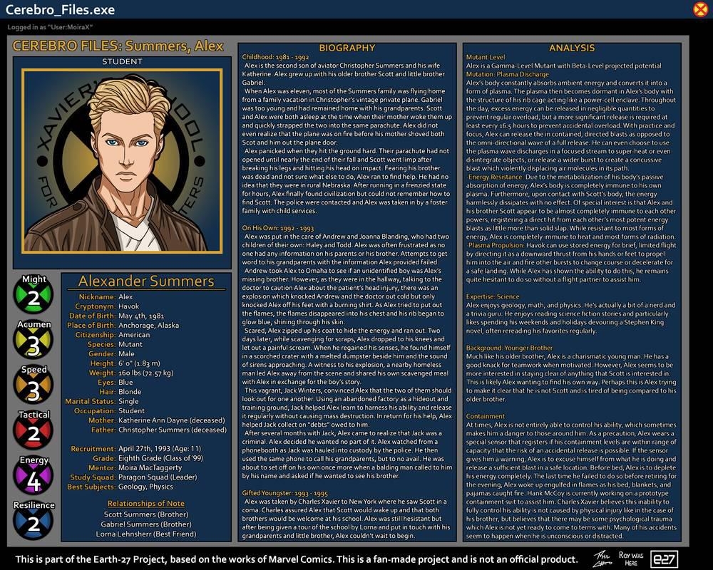 Cerebro Files - Alexander Summers | Scrolller