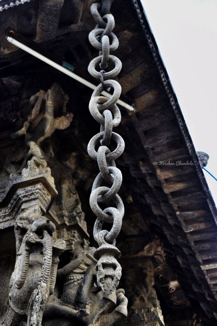 Chain Carved Out Of Stone. | Scrolller