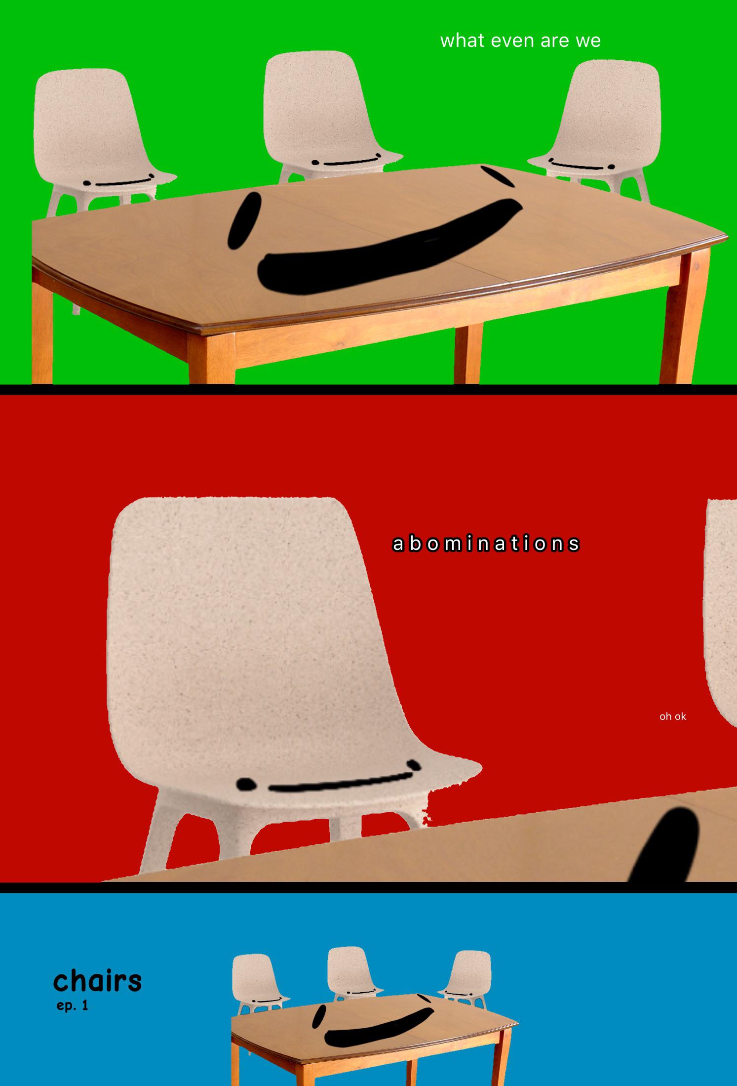 chairs comic #1 | Scrolller