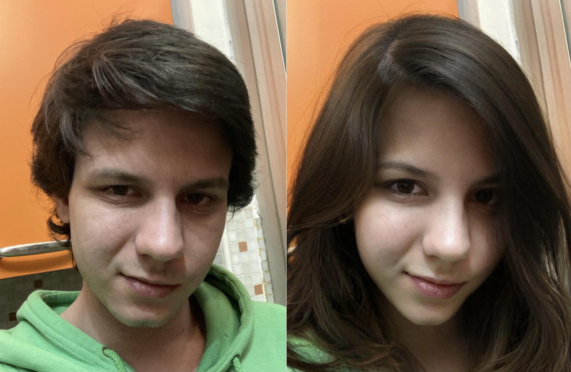 Change made with Faceapp. Im a transgender MtF pre-everything, trying to do my best while ...