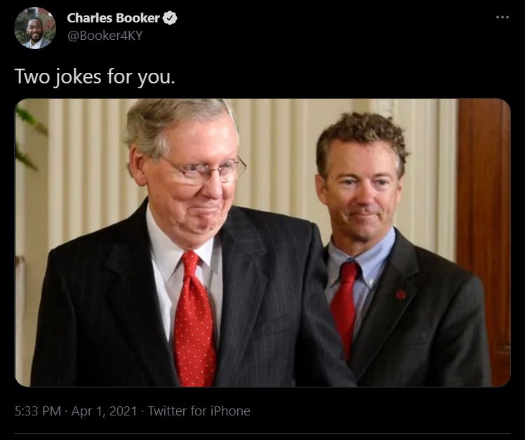 Charles Booker's always on point. | Scrolller