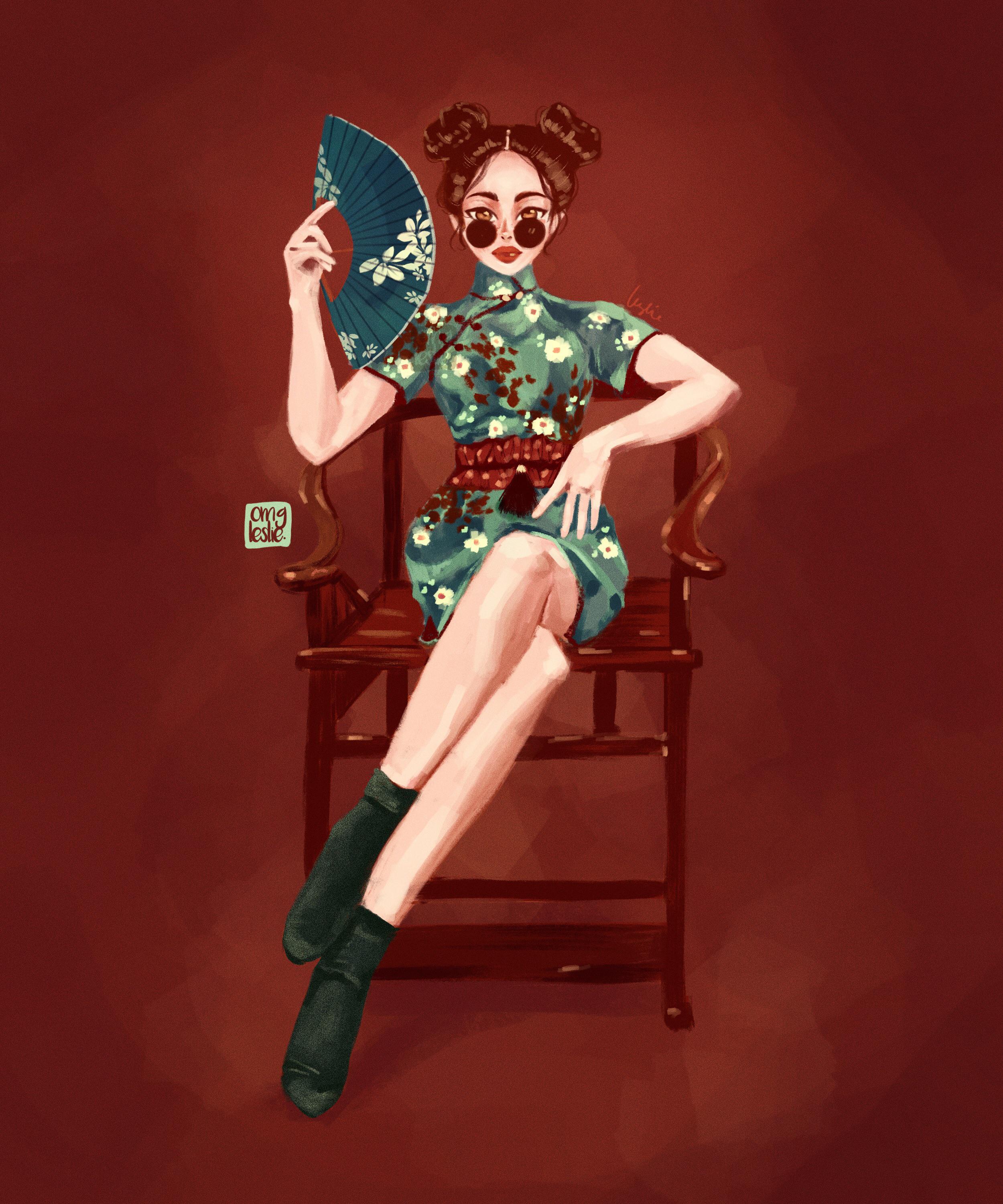 Cheongsam, Leslie/Me, Digital, 2021 | Scrolller