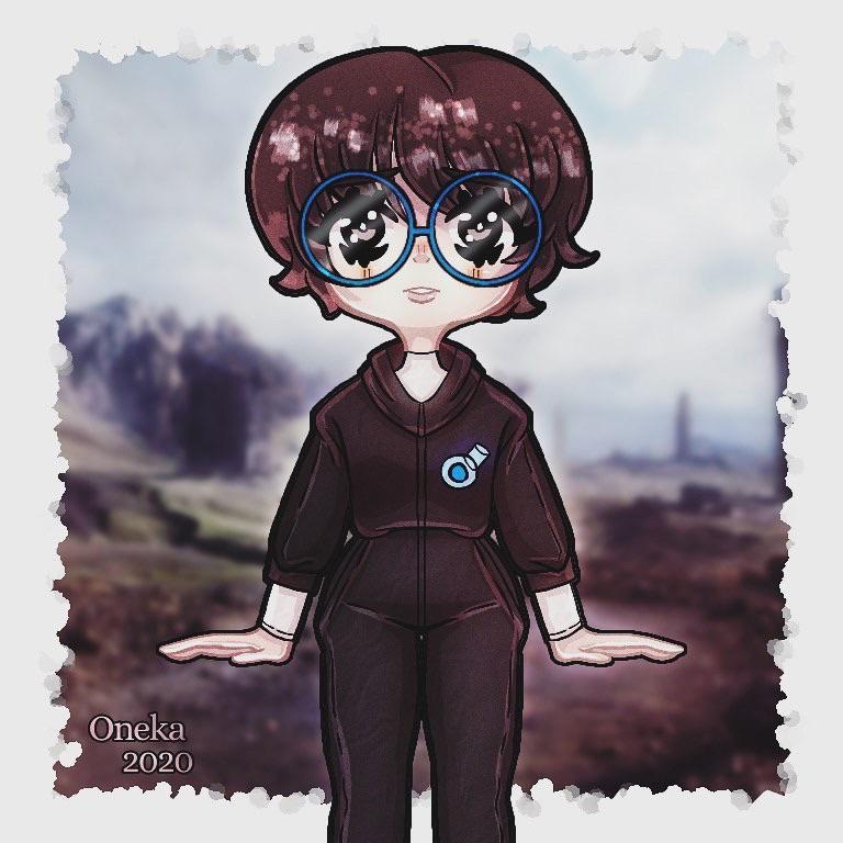 Chibi drawing of my oc Violet💙 | Scrolller