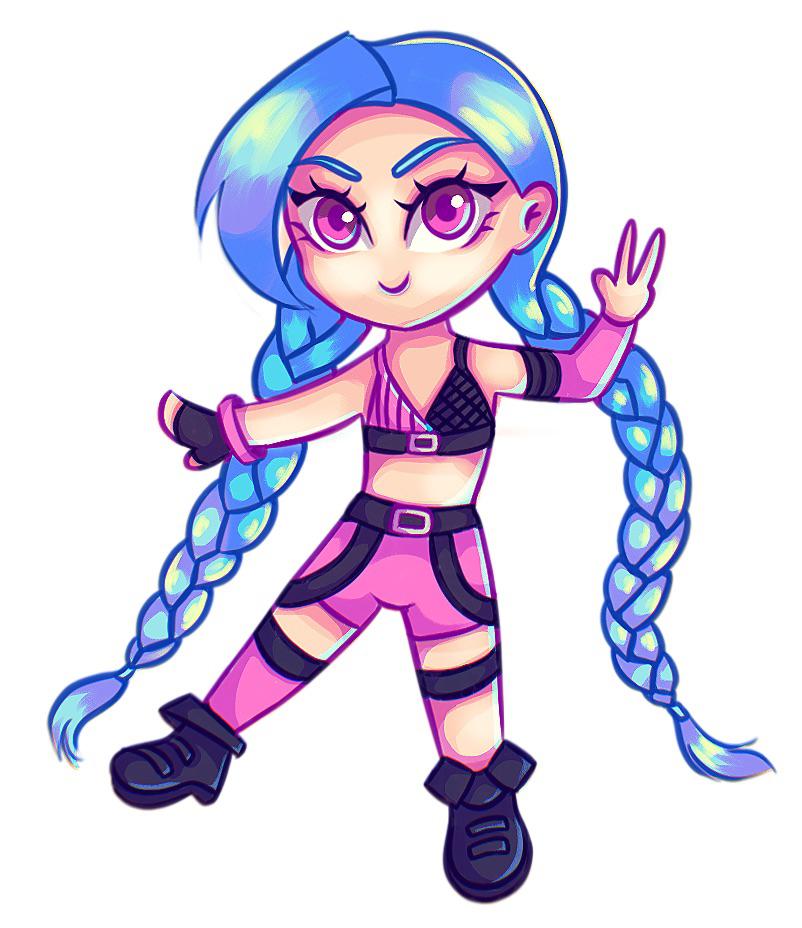 Chibi Jinx💖 [ OC ] | Scrolller