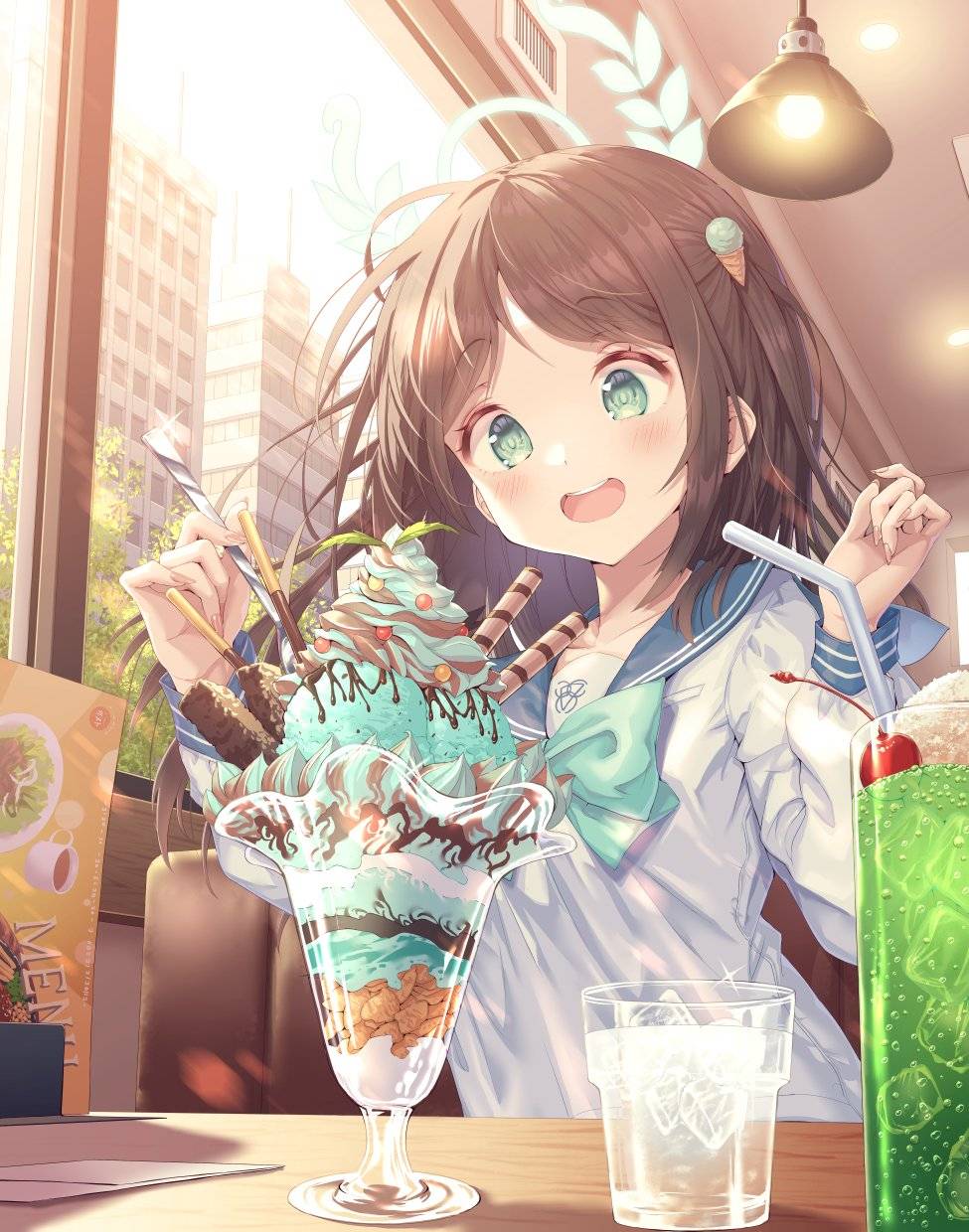 Choco Mint Parfait [Blue Archive] | Scrolller