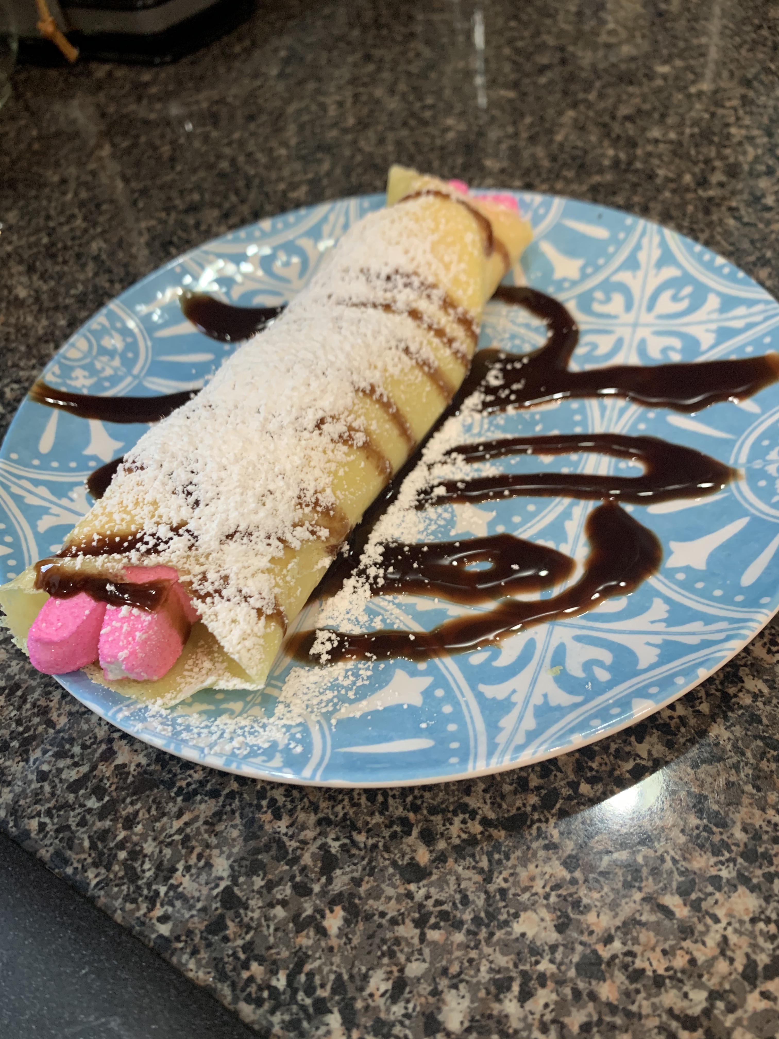 Chocolate peep crepe | Scrolller