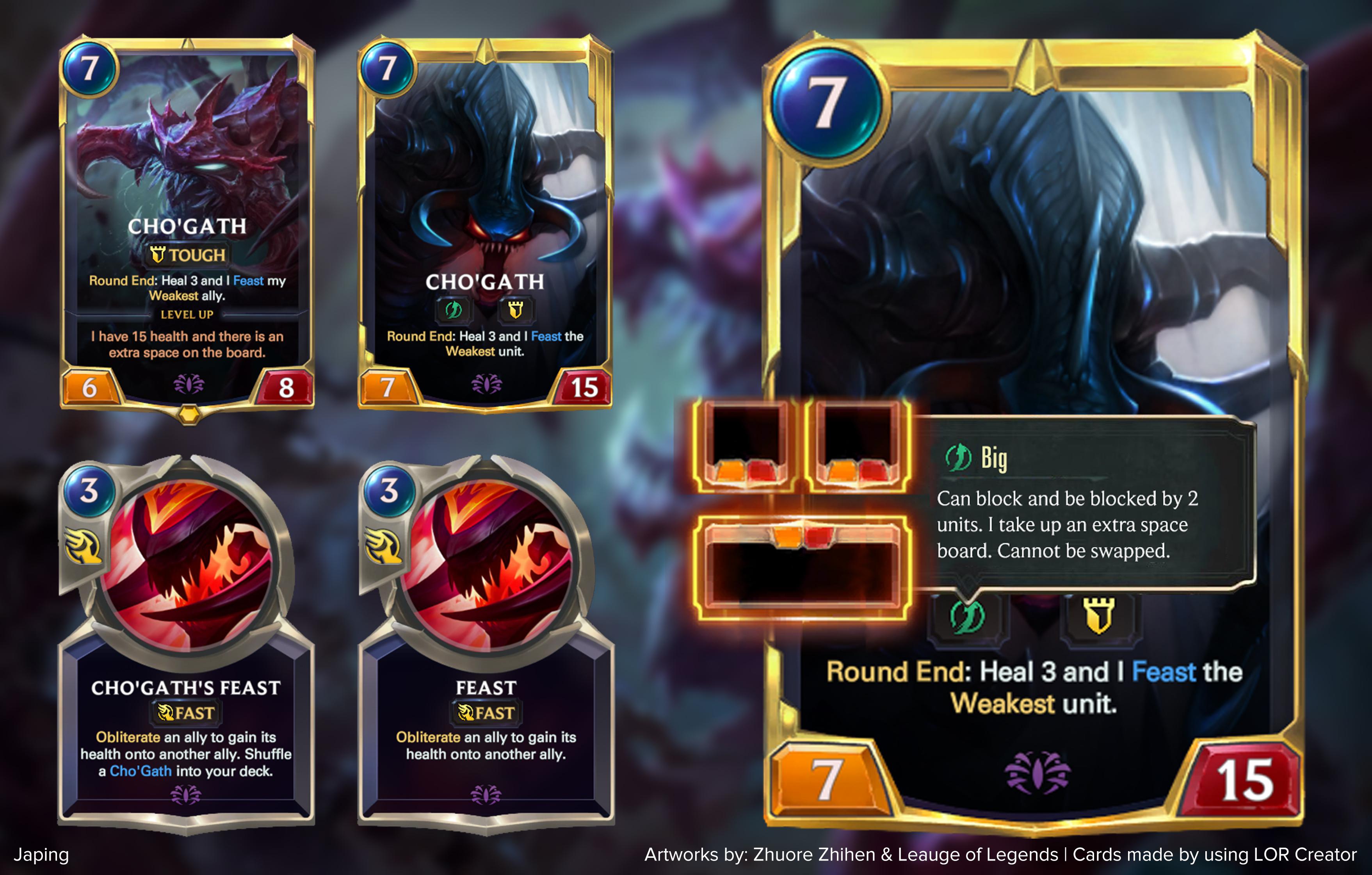 Cho'Gath Champion Concept - LoR | Scrolller