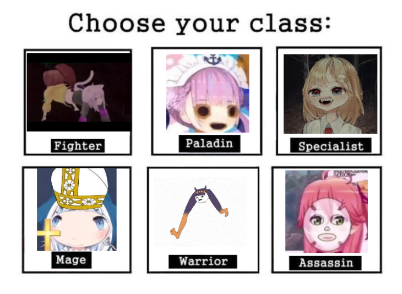 Choose your class | Scrolller