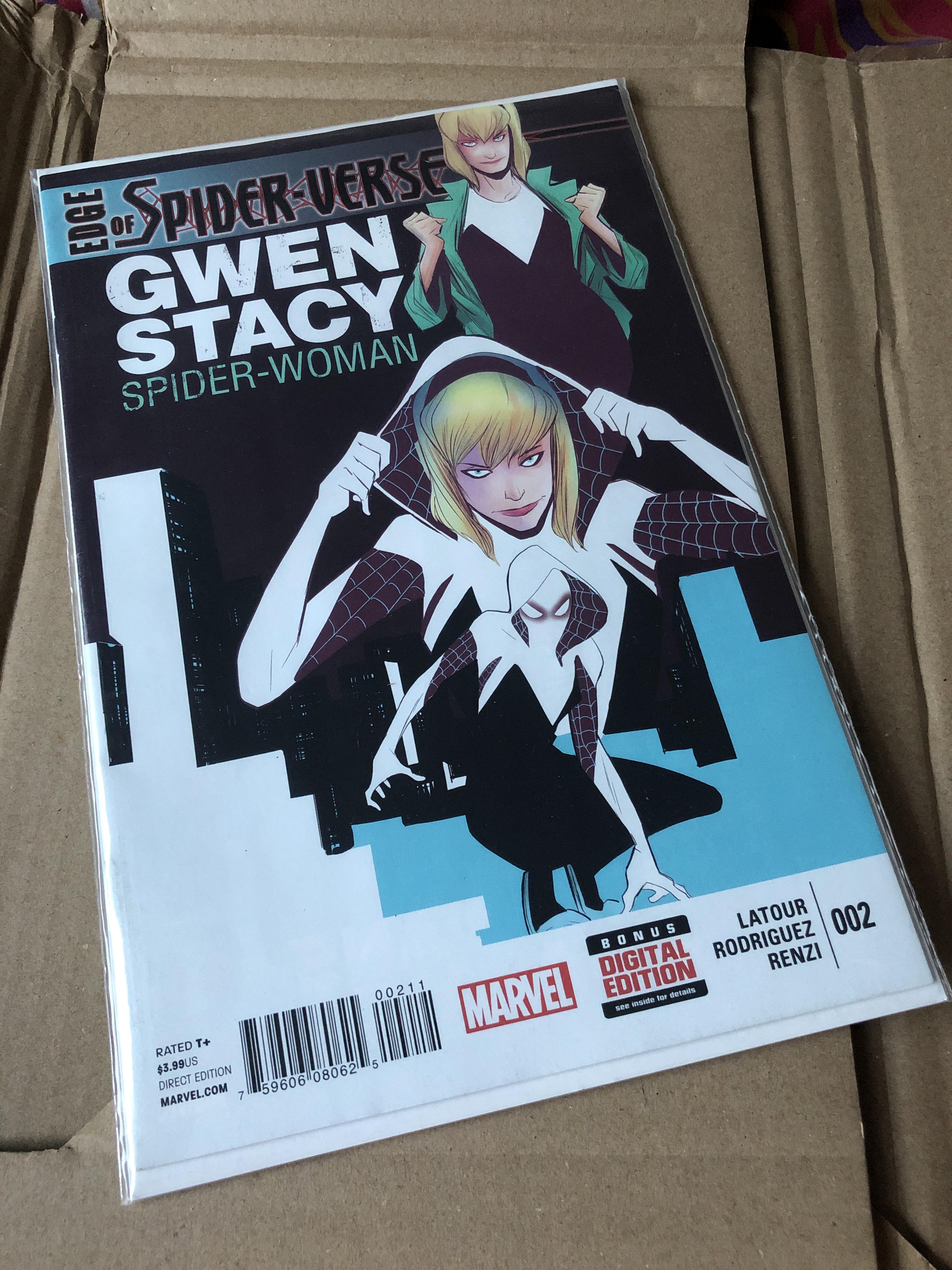 Christmas came early!! Edge Of Spider-Verse 2 (1st Spider-Gwen) | Scrolller
