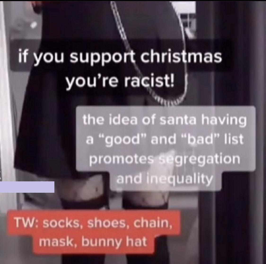 Christmas is racist... | Scrolller