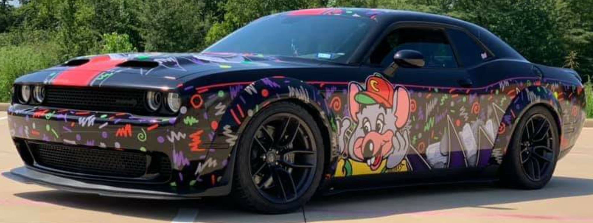 Chuck E. Cheese Wrap On a Hellcat | Scrolller