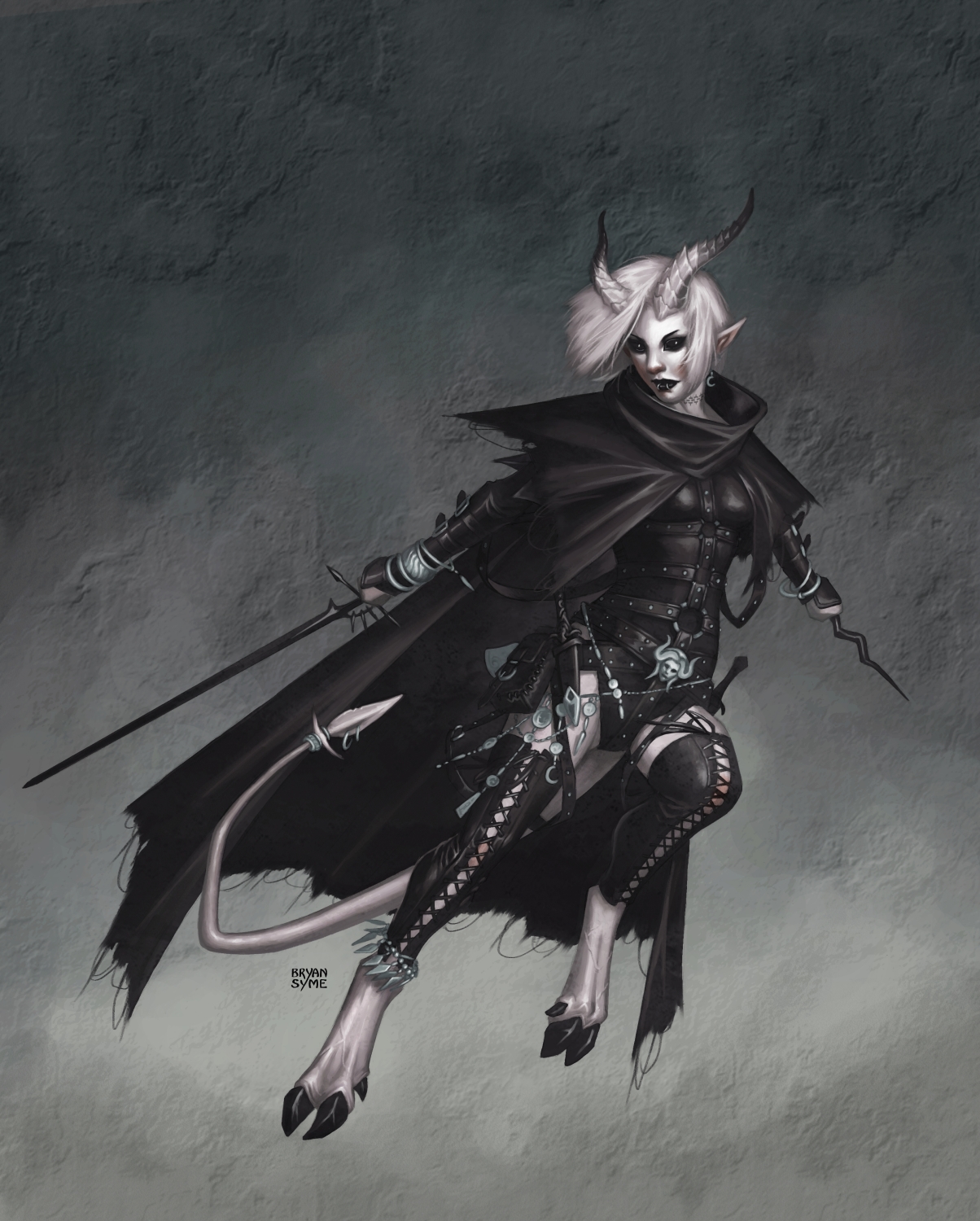 Cinder, daughter of Malcanthet, by Bryan Syme | Scrolller