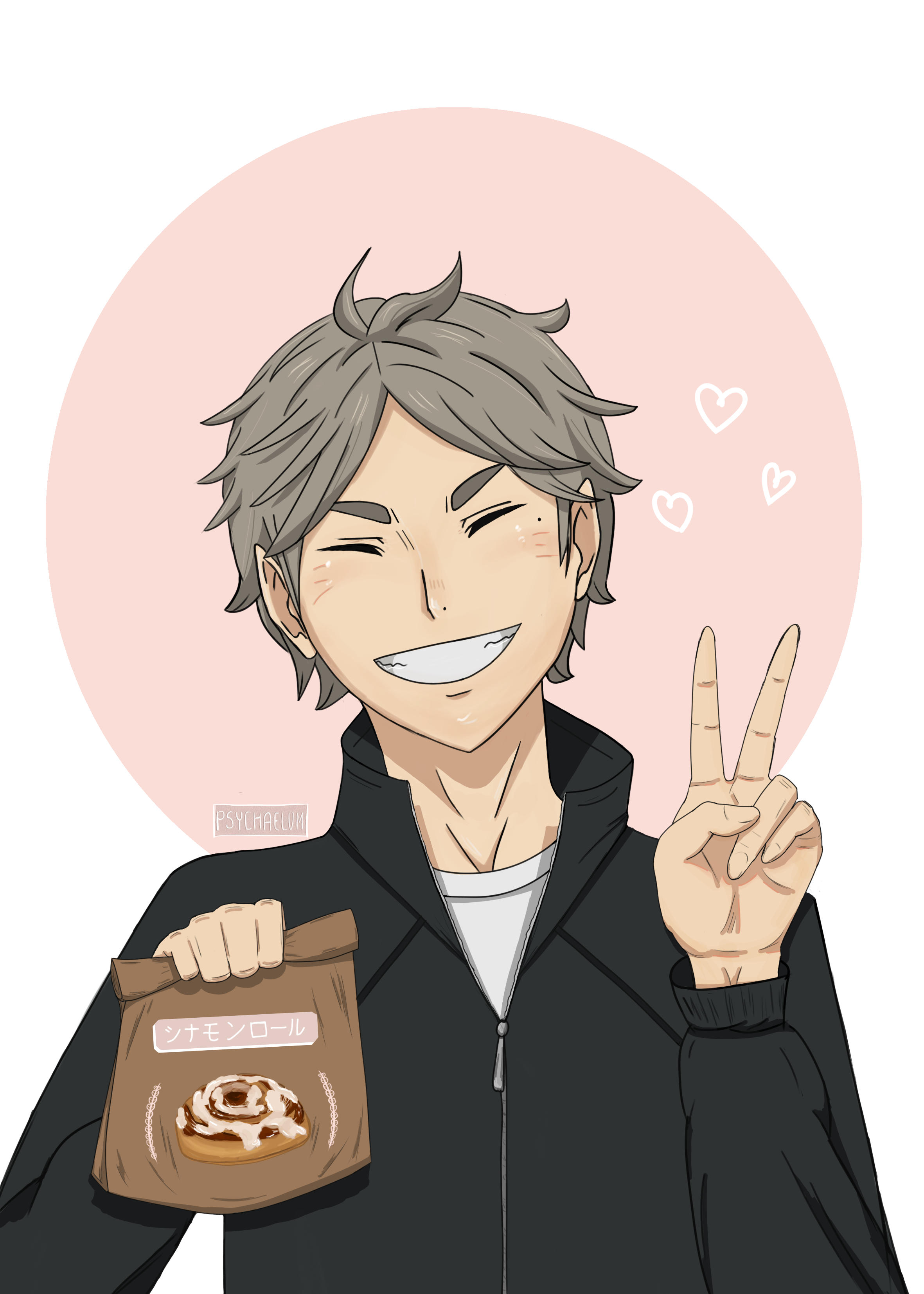 Cinnabuns with Suga, Haikyuu (ig: psychaelum) | Scrolller