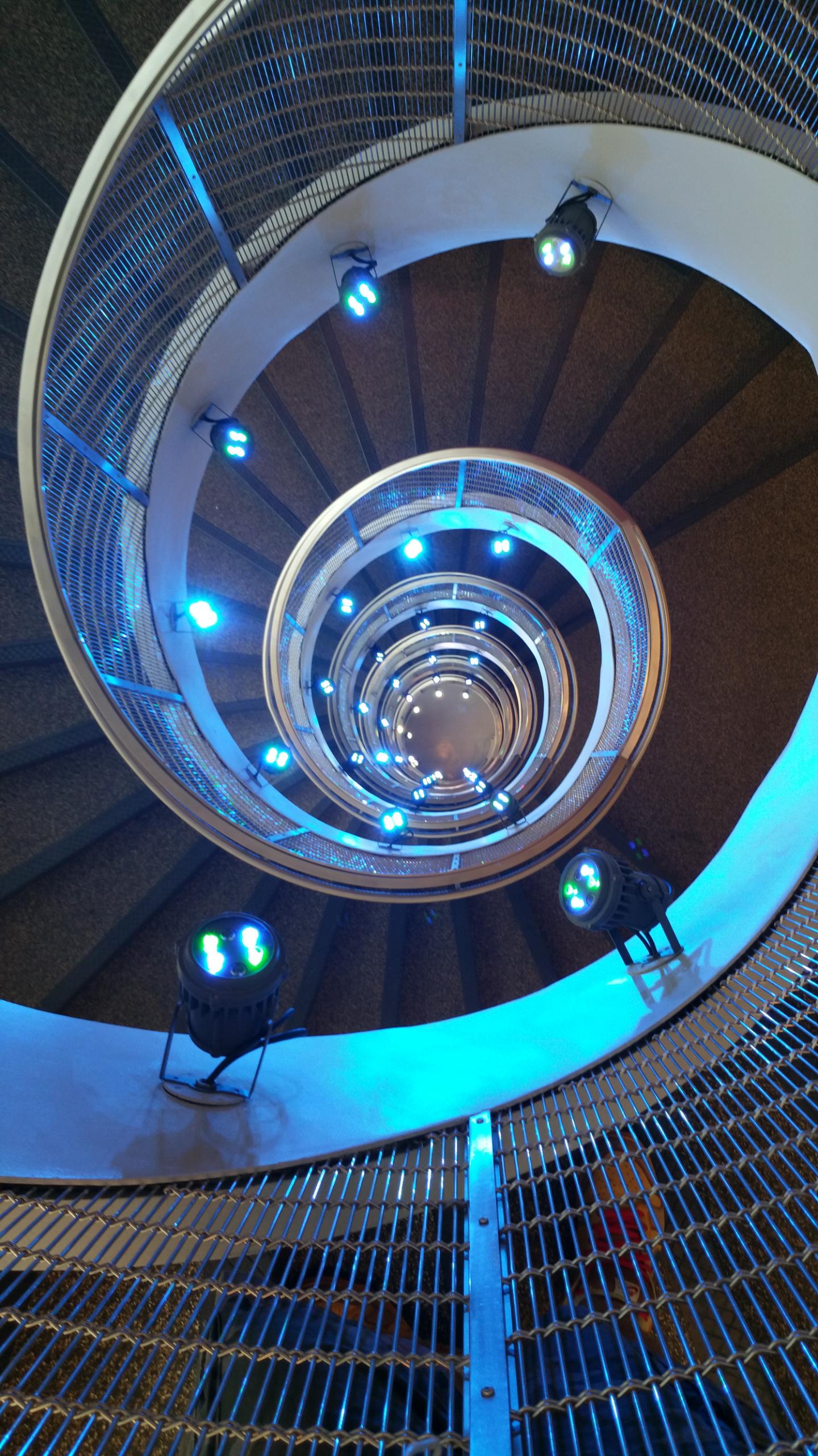 Circular staircase at my college | Scrolller