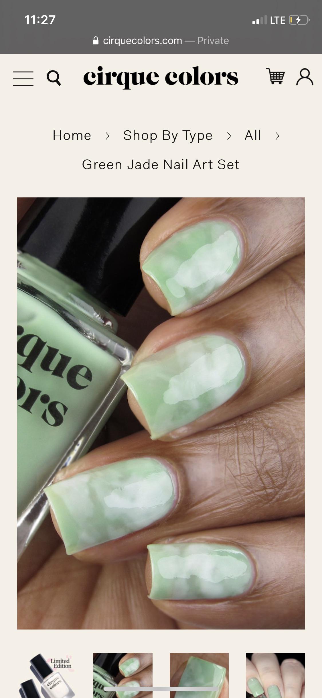 Cirque’s jade nail art set is back in stock! | Scrolller