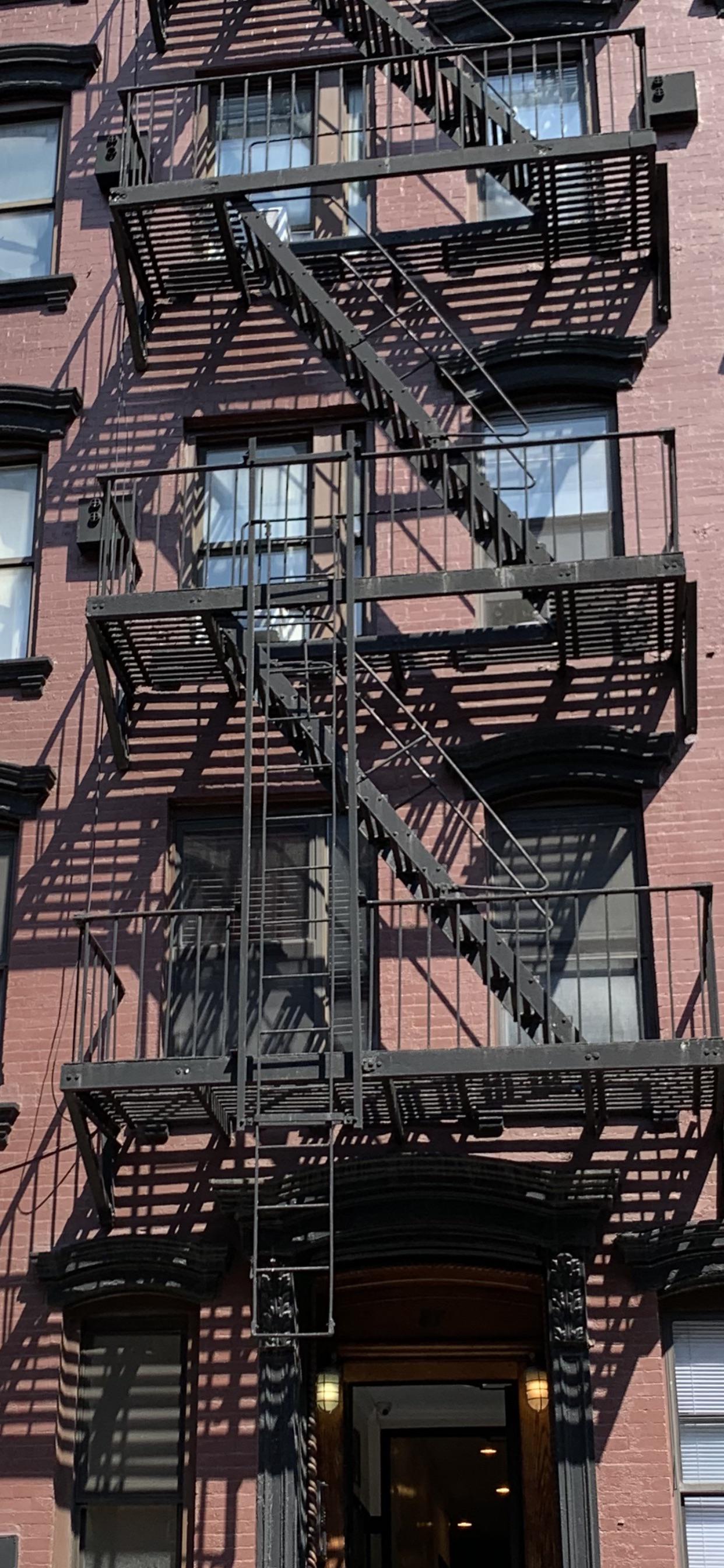 Classic NY fire escape stairs | Scrolller