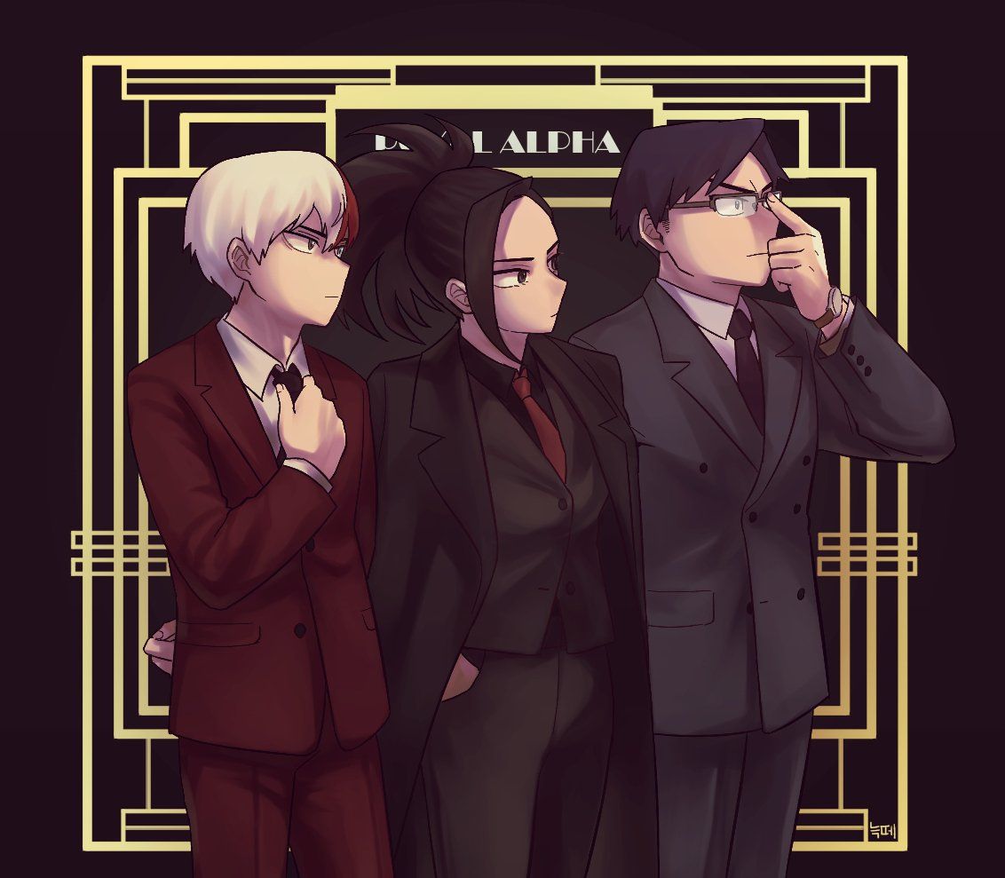 Classy Momo w/ Todoroki & Iida | Scrolller