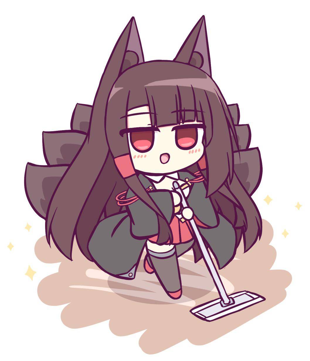 Cleaning [Akagi] | Scrolller