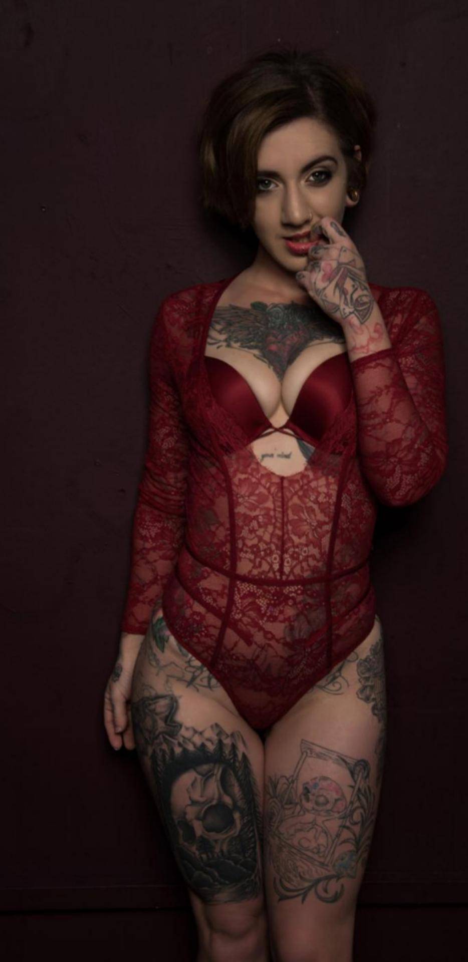 Cleavage and tats | Scrolller