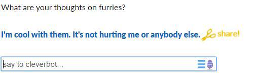 Cleverbot doesn't judge people, be more like Cleverbot. | Scrolller