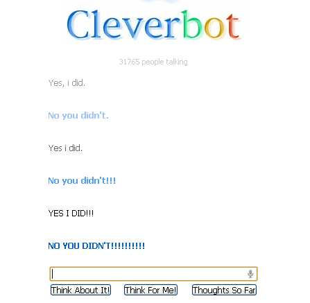 Cleverbot Escalation | Scrolller