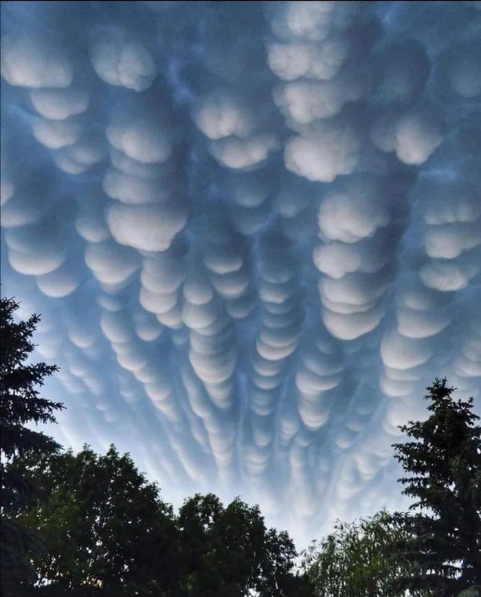 Cloud formations over Regina, Canada. | Scrolller