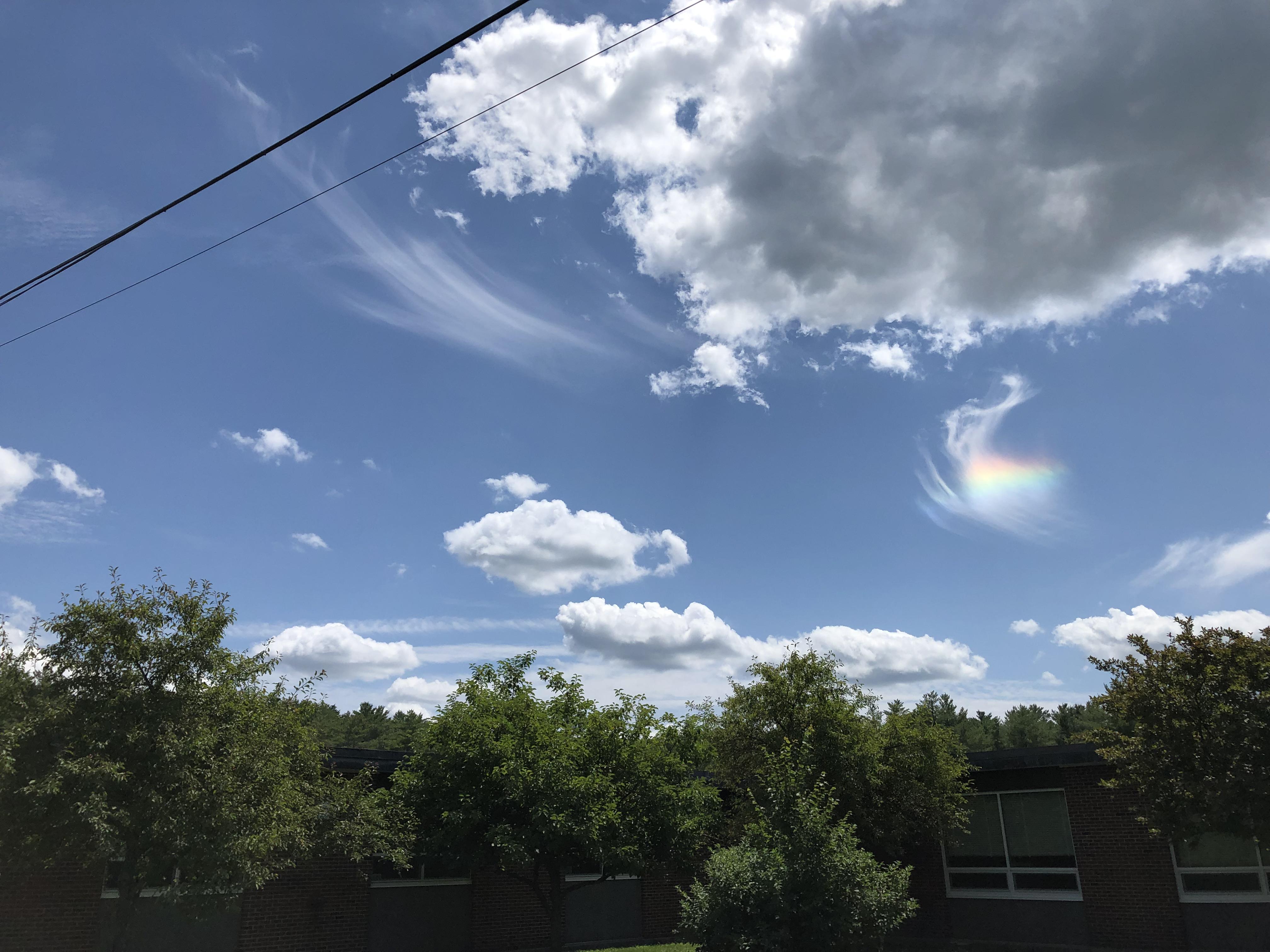 Cloud Iridescence Seen Today | Scrolller
