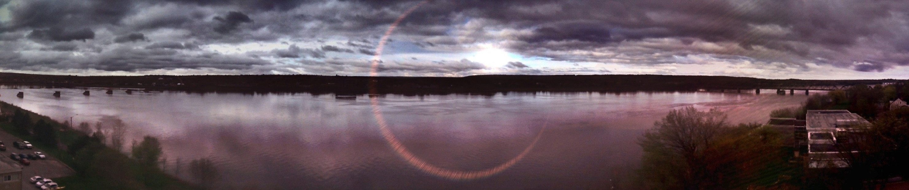 Cloudy skies over the St.John River | Scrolller