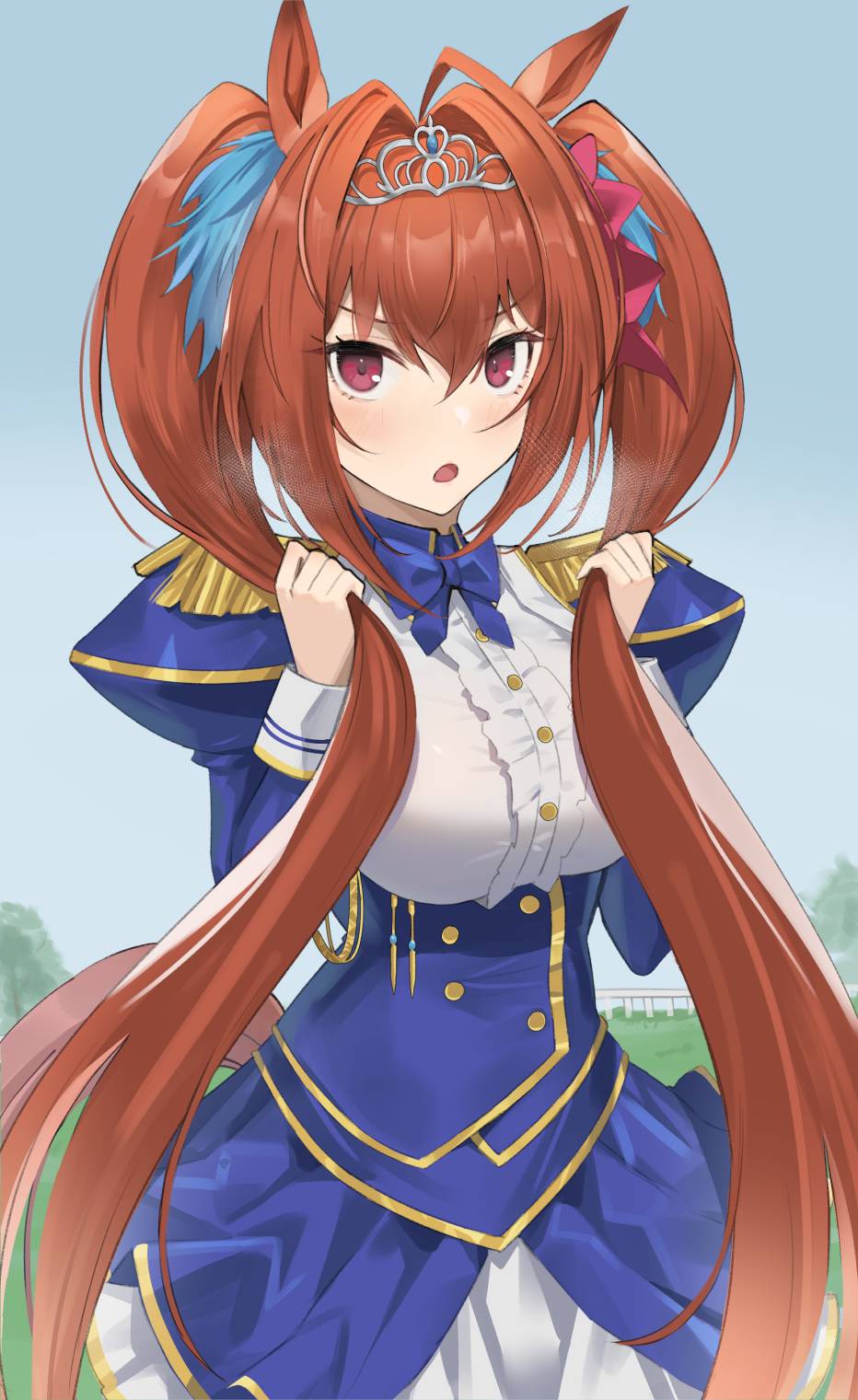 Clutching her twintails [Uma Musume] | Scrolller