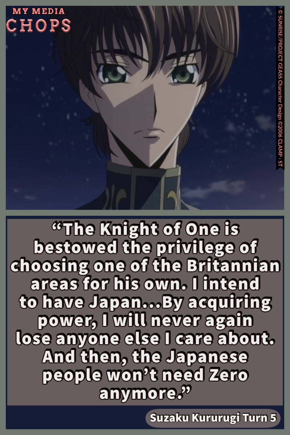 Code Geass Quote of the Day | Scrolller