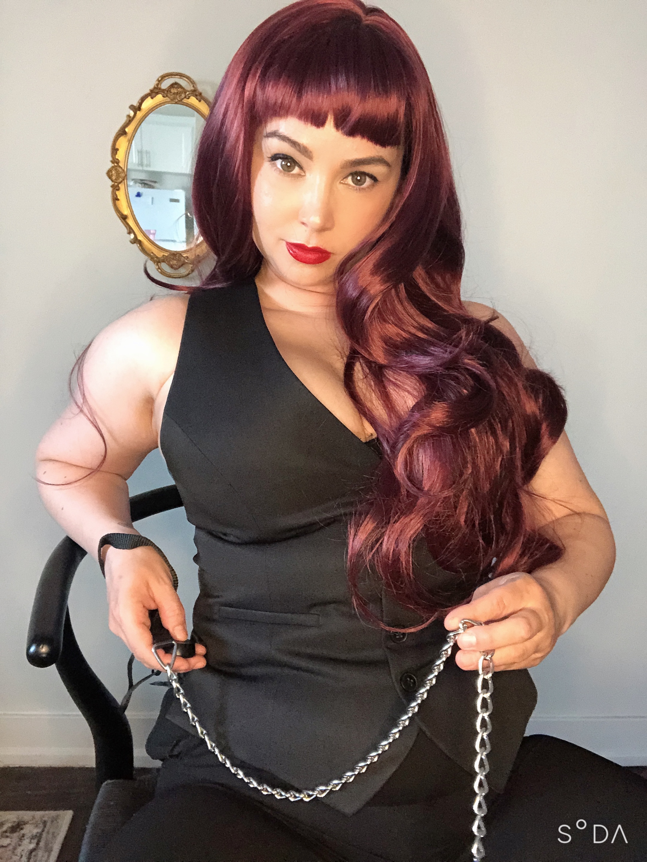 [oc] [domme] Down boy, sit,stay, heel. Dont make me put you in a cage. | Scrolller