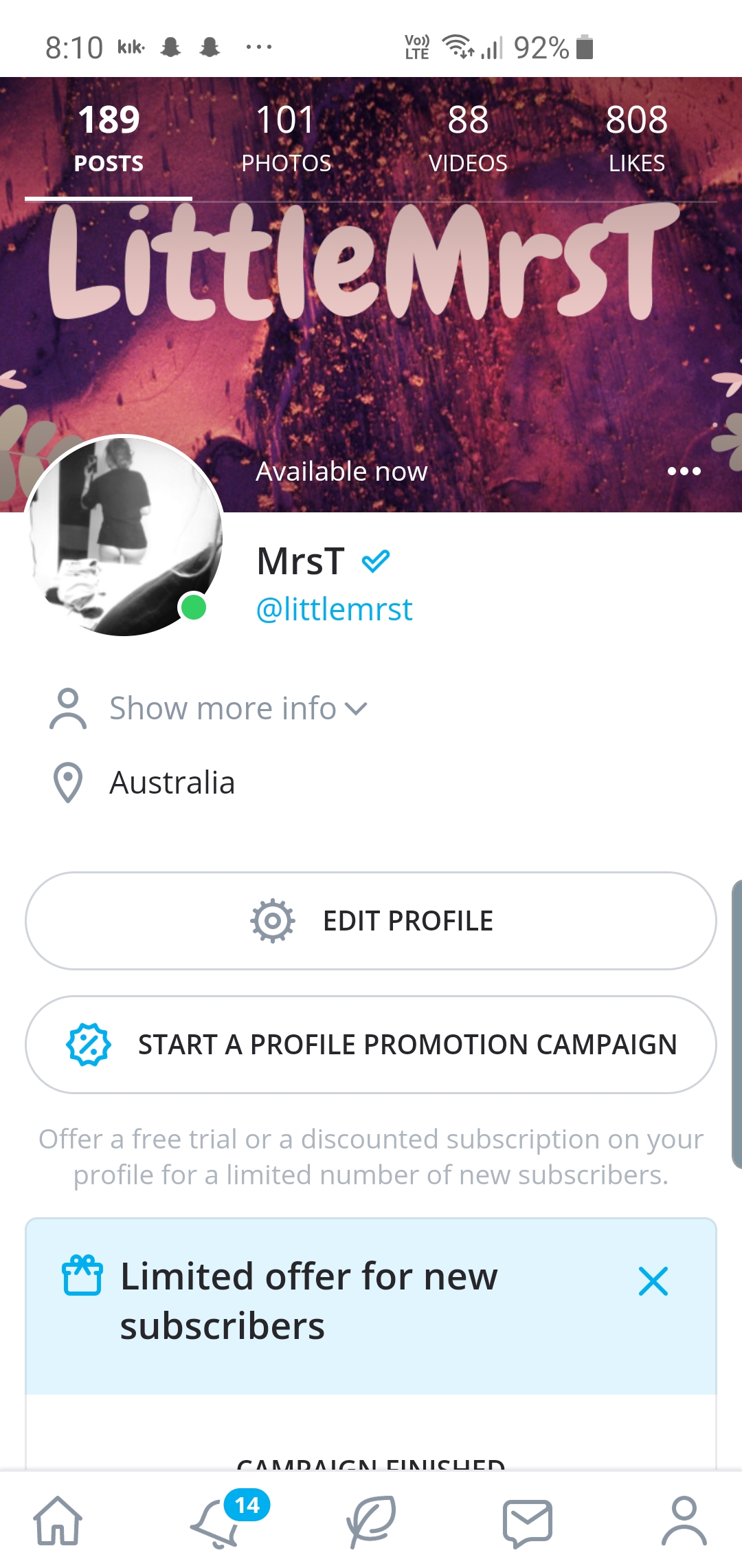 Come join my onlyfans and the next few people will get Drop box links and some goodies sent ...