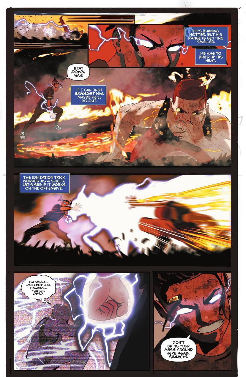 [Comic Excerpt] Static is finally back! He brought some incredible action sequences with him ...