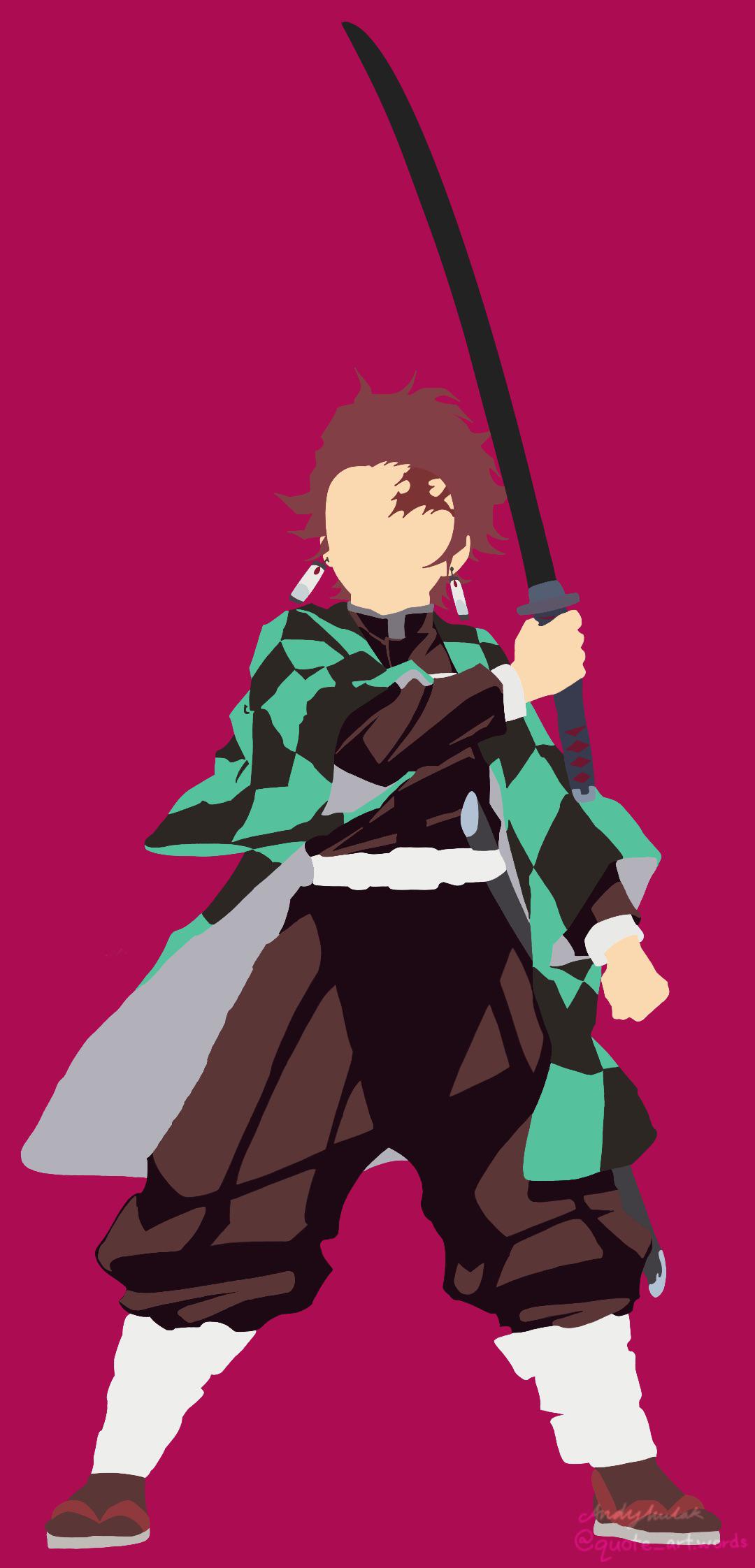 Commission I did of Tanjiro | Scrolller