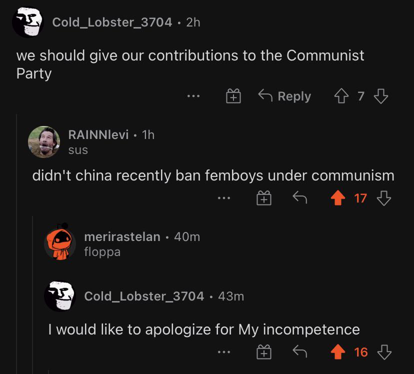 Communist Femboy Rule | Scrolller