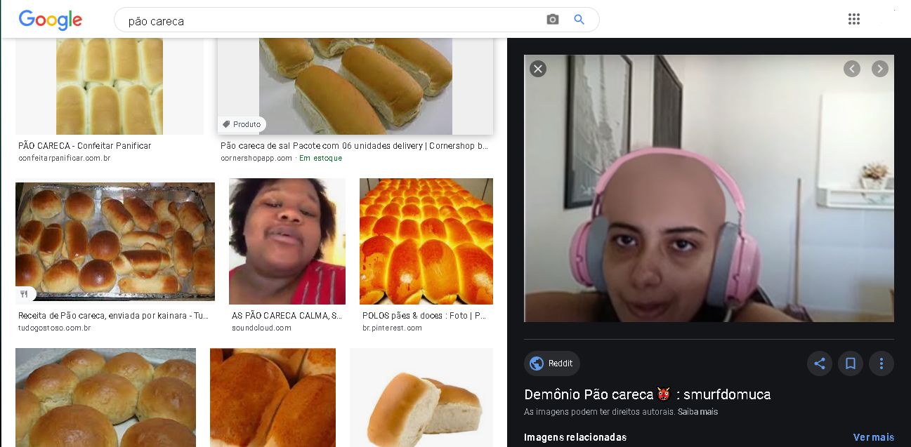 como ter pesadelos em 1 passo. pesquise pão careca no google | Scrolller