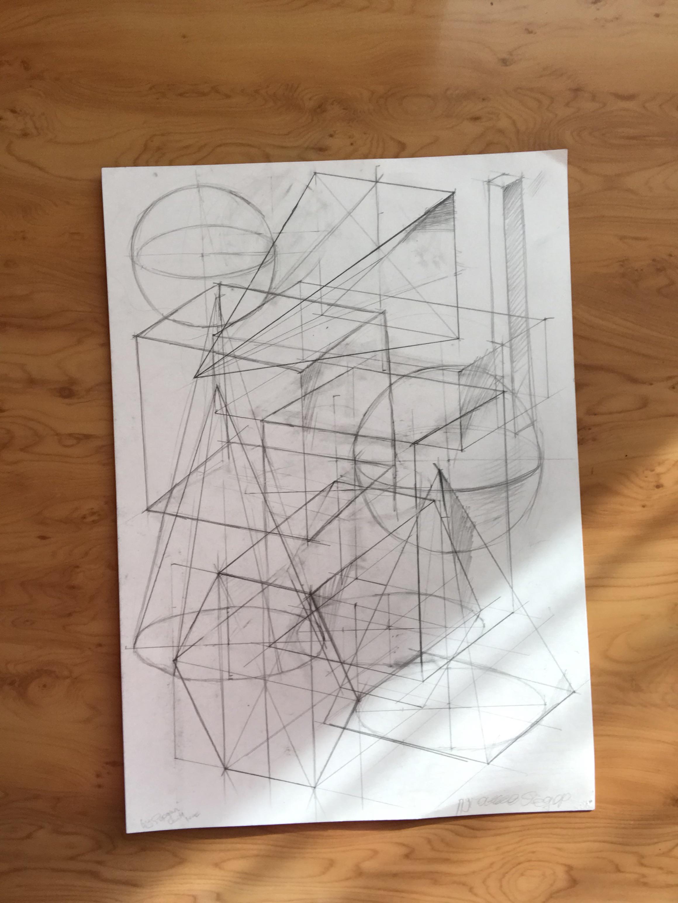 Composition, me, graphite, 2021 | Scrolller