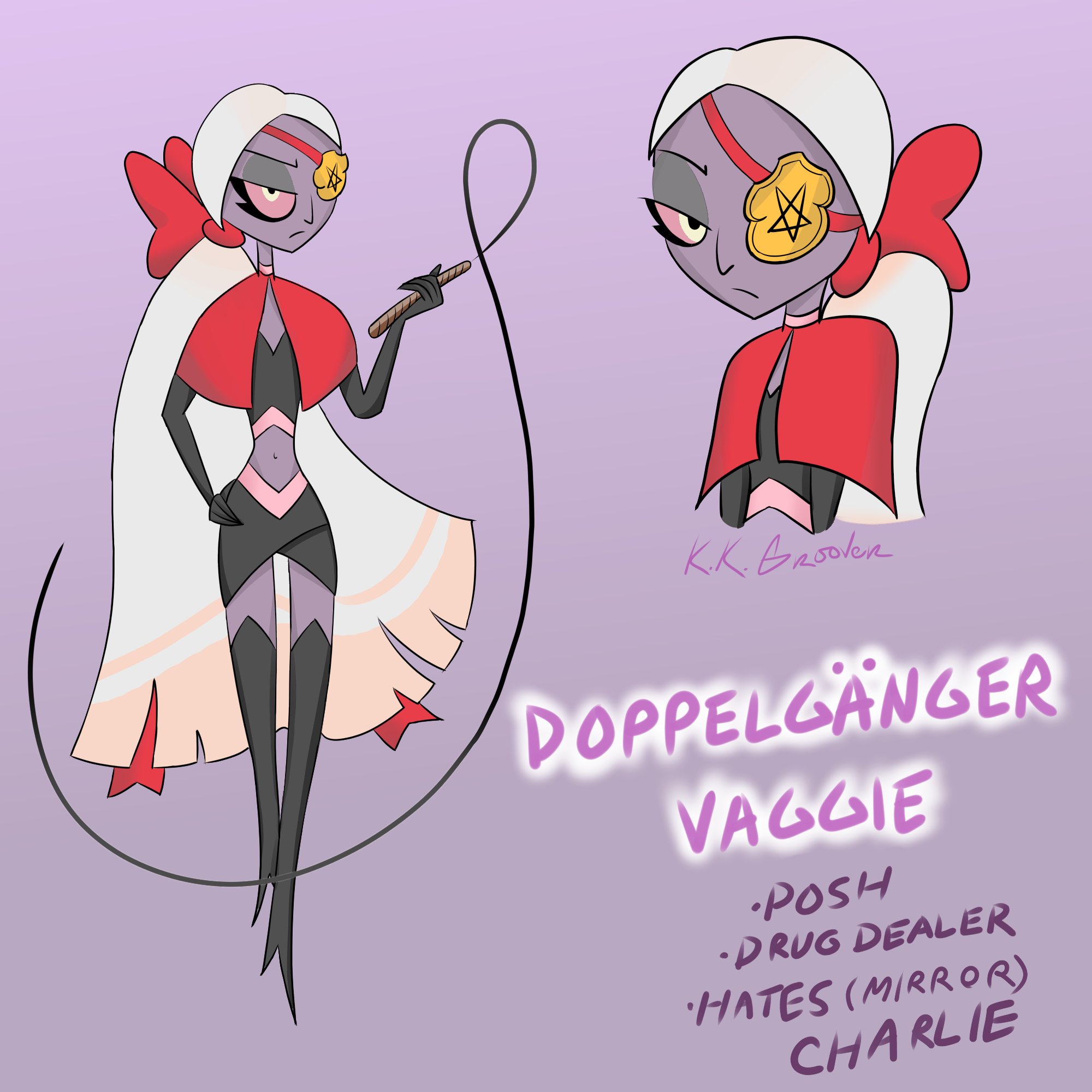 Concept Art For My FanFic (Link In Comments)! Corrupt Vindicator Vaggie! | Scrolller