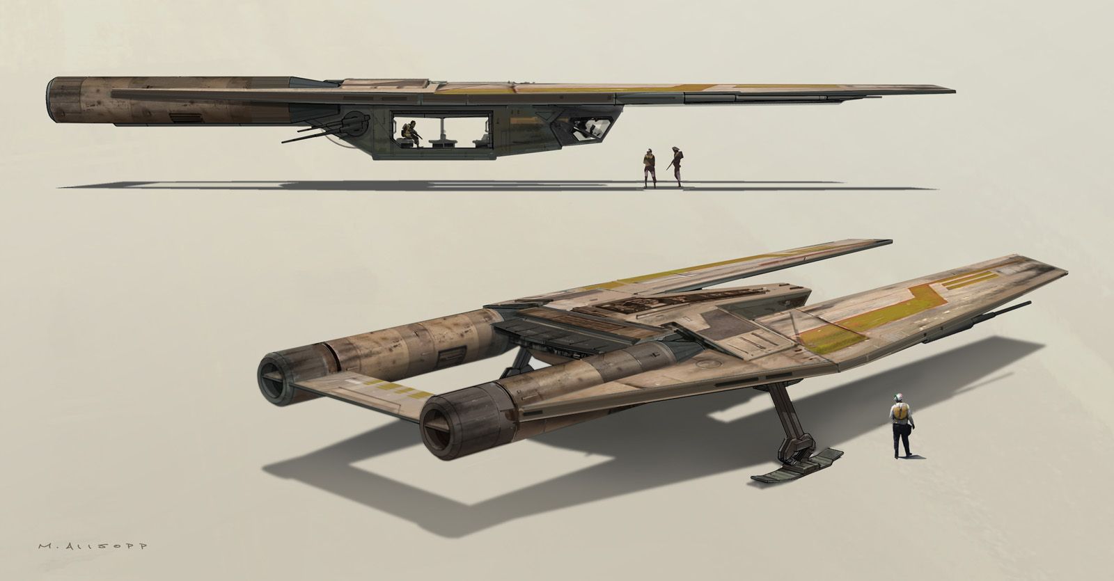 Concept Art U-Wing - Rogue One | Scrolller