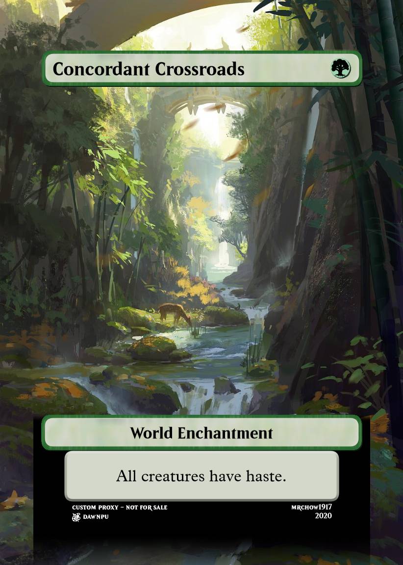 Concordant Crossroads - Full Art | Scrolller
