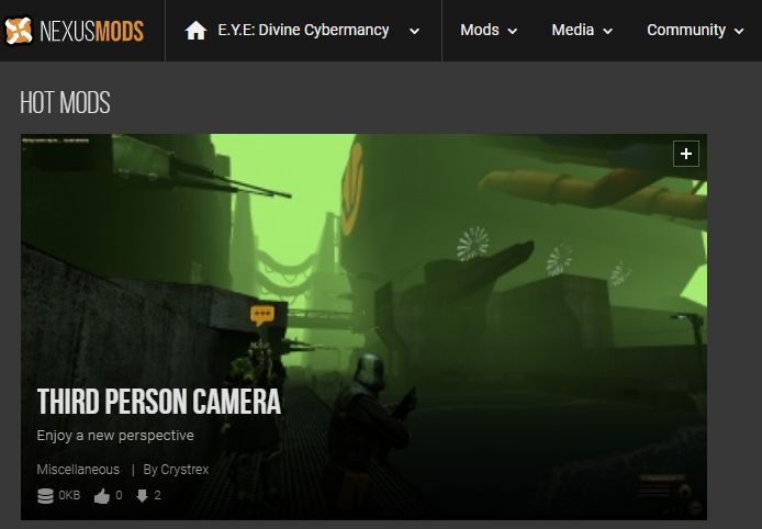 Congratulations! Now we have our own Nexus mods site. | Scrolller